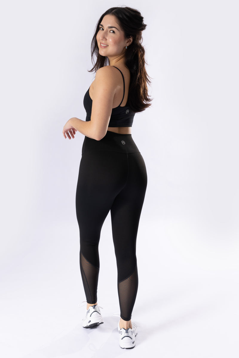 Essential Black Mesh Tights – Mokk Sportswear